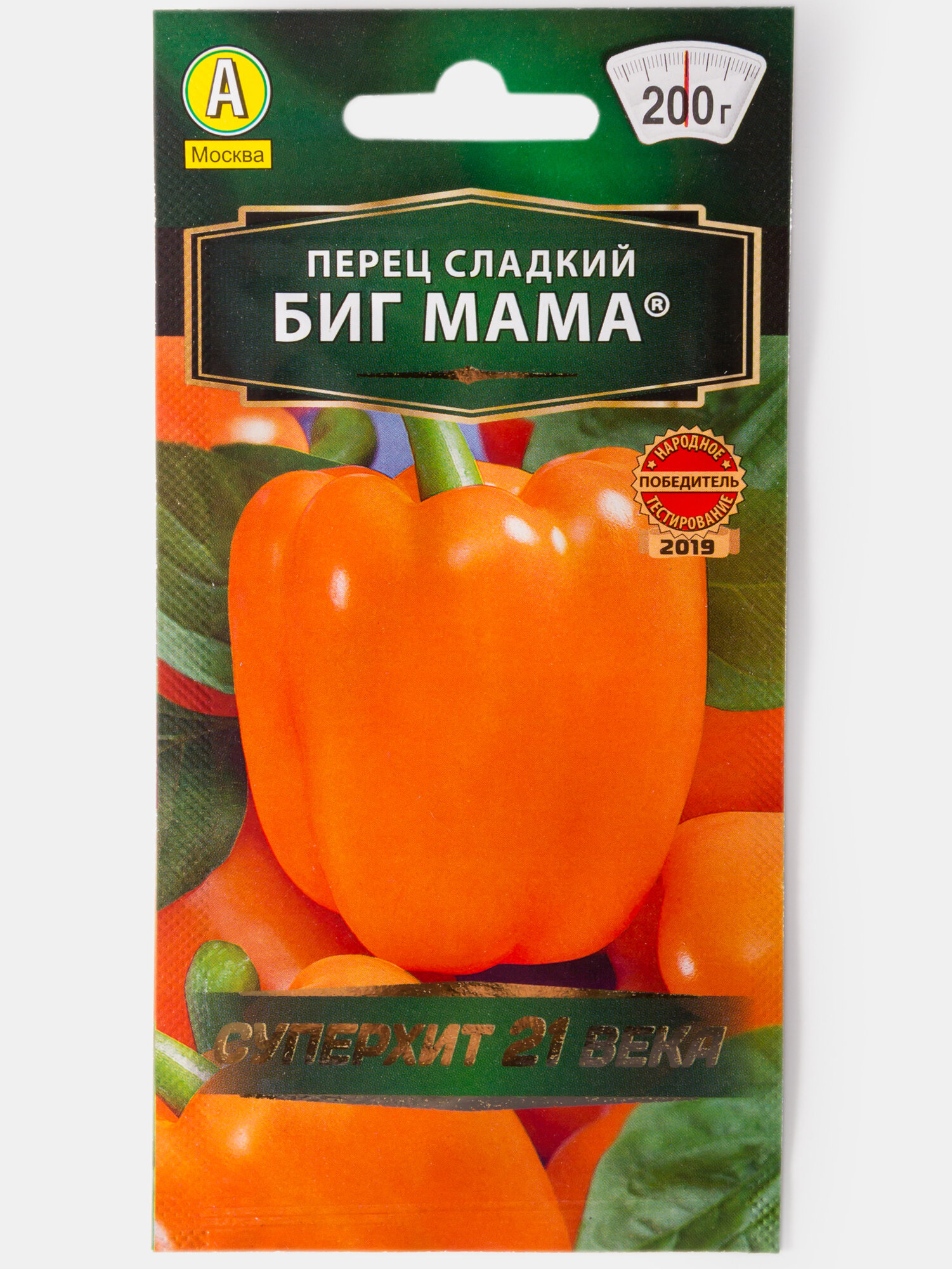 Семена Перец сладкий "Биг Мама", раннеспелый, крупные плоды, вкусный и ароматный (Аэлита)
