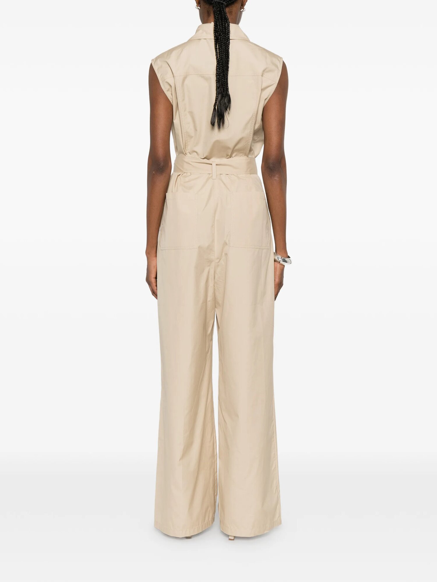 Комбинезон PennyBlack Belted sleeveless jumpsuit, размер 48, разноцветный — фото 1