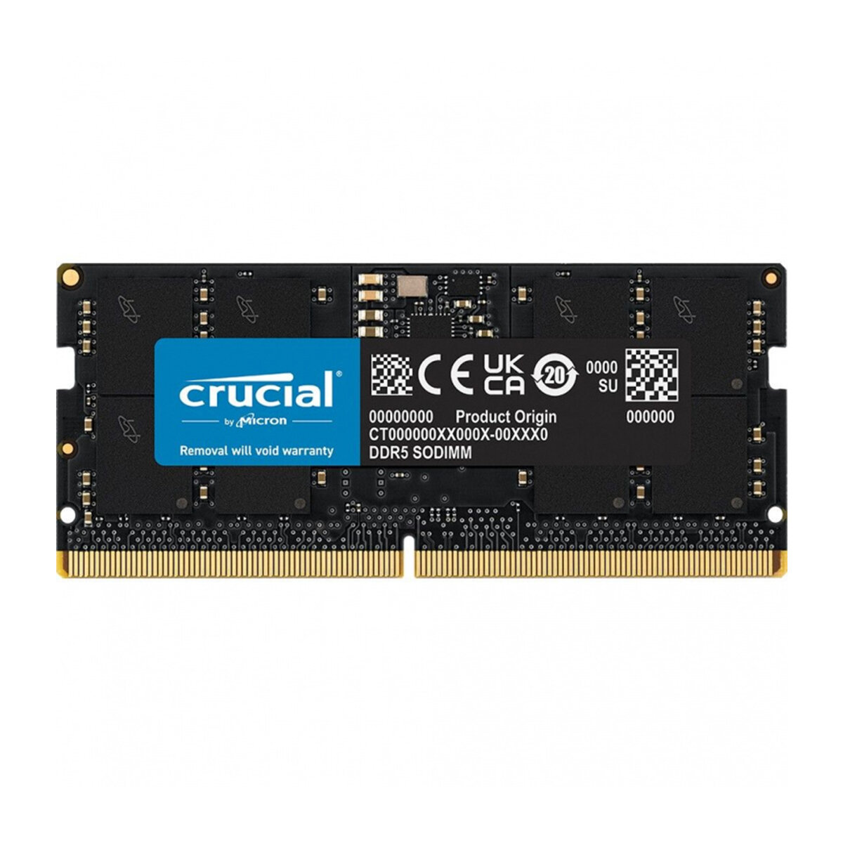 Оперативная память Crucial Classic Laptop Memory CT32G56C46S5T черный, DDR5 5600 32GB SO DIMM