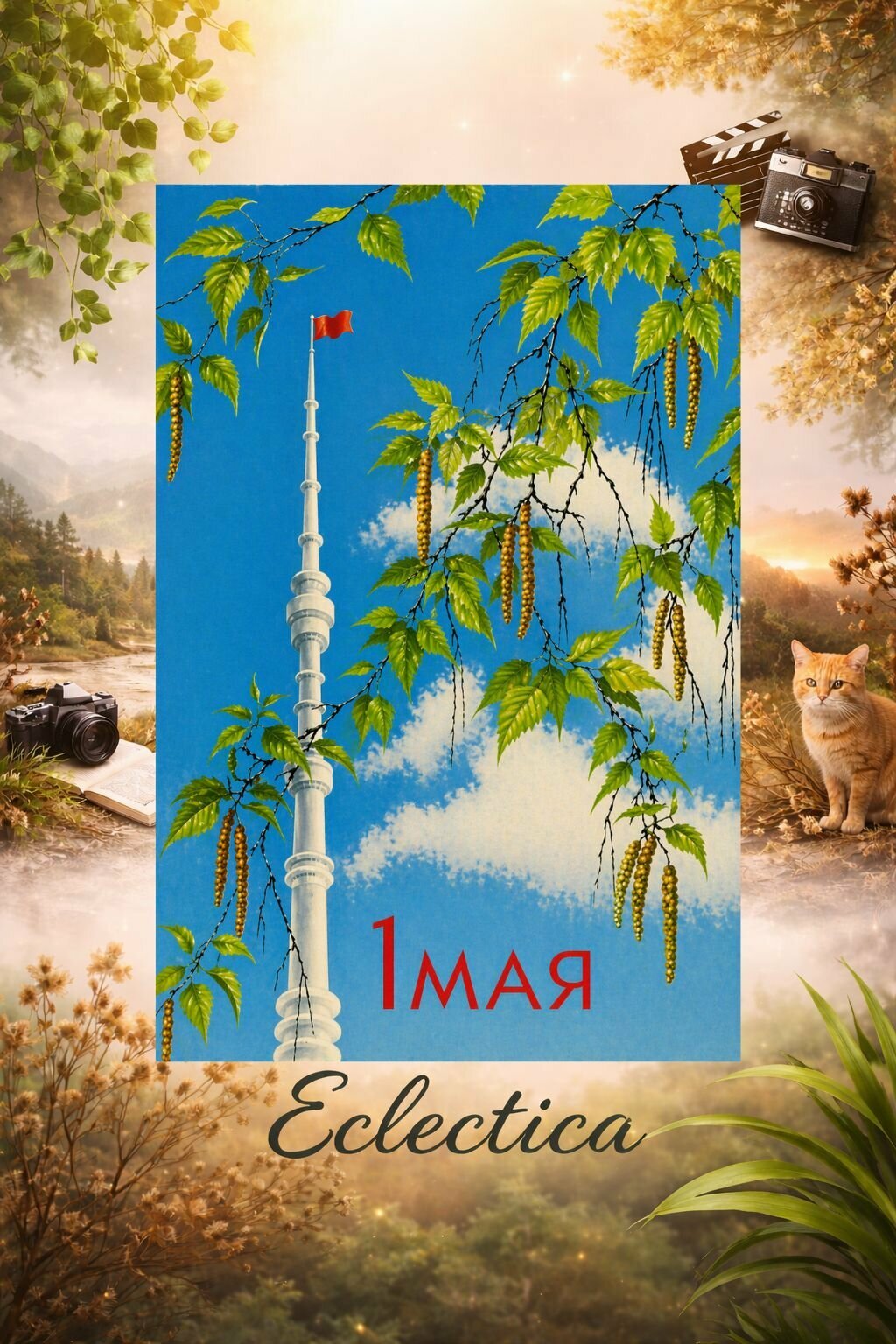Постер "1 Мая", 29.7х42см, А3, глянцевый