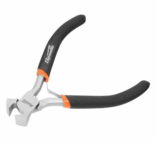 Кусачки торцевые SPARTA Mini 105 мм, никел, обливные рукоятки, авторазжим, арт. 17828