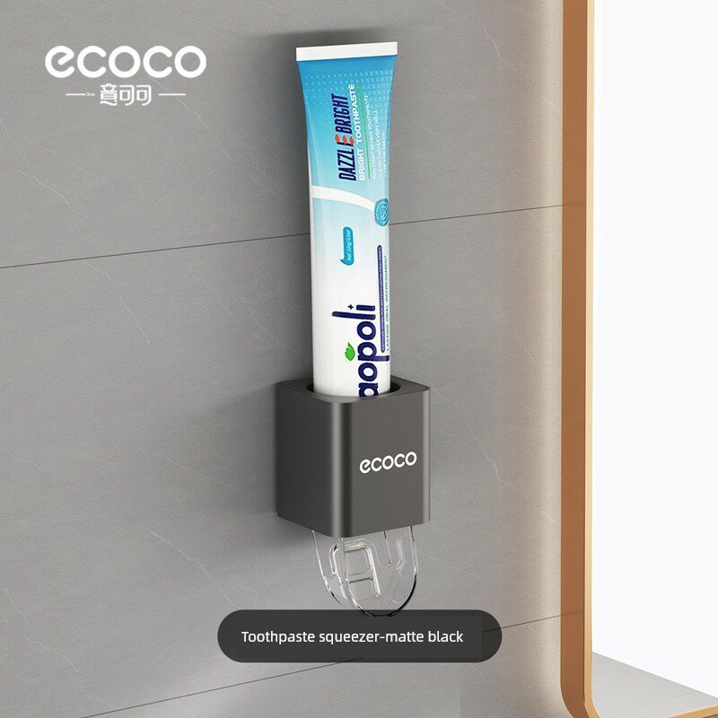 Держатель для зубной пасты ecoco/ECOCO, автоматический дозатор зубной пасты, настенный диспенсер для выдавливания
