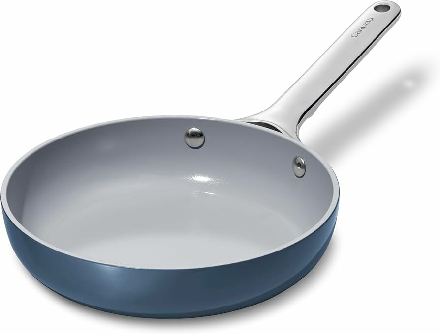 Caraway Керамическая сковорода с антипригарным покрытием Non-Stick Ceramic Fry Pan, Navy, 20 см