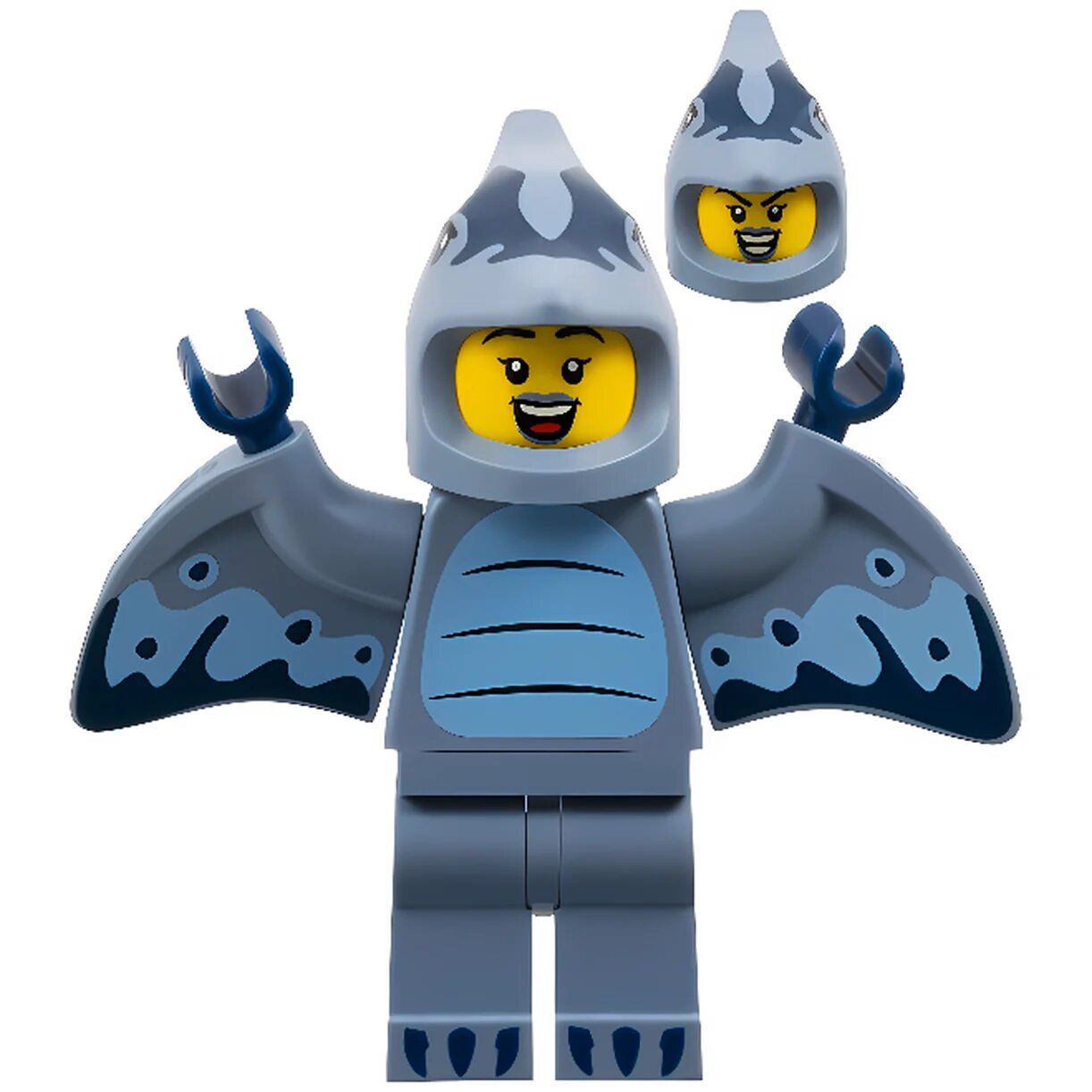 Минифигурка Lego Collectible Minifigures Pterodactyl Costume Fan, Series 27 (Minifigure Only without Stand and Accessories) col454 U