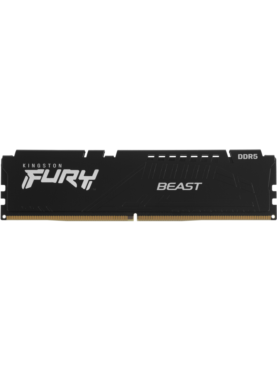 Память DDR5 16GB 6000MHz Kingston KF560C30BBE-16 Fury Beast Black Expo RTL Gaming PC5-48000 CL30 DIMM 288-pin 1.4В kit single rank с радиатором RTL