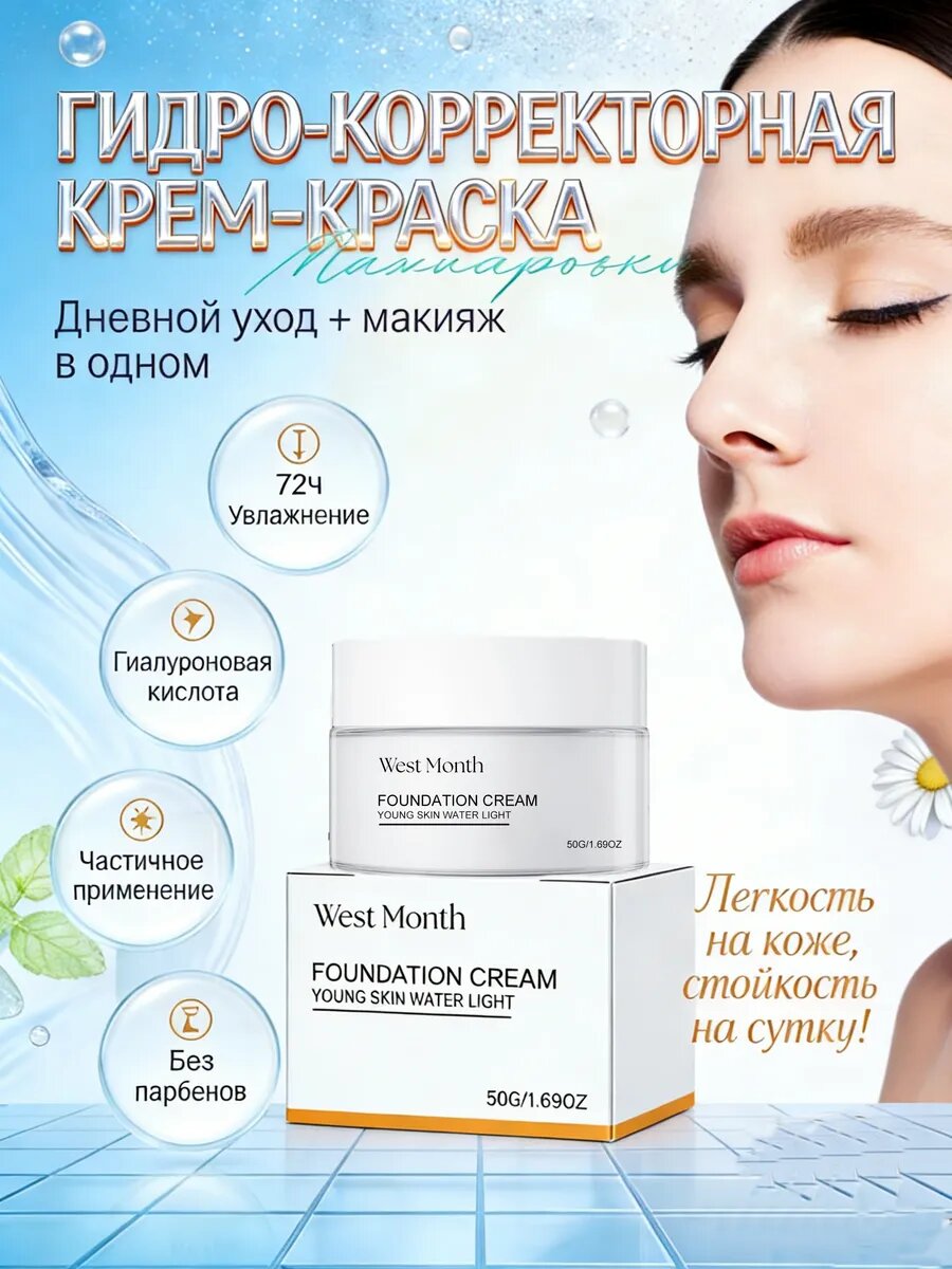 Консилер для лица, корректор от темных кругов под глазами и макияжа