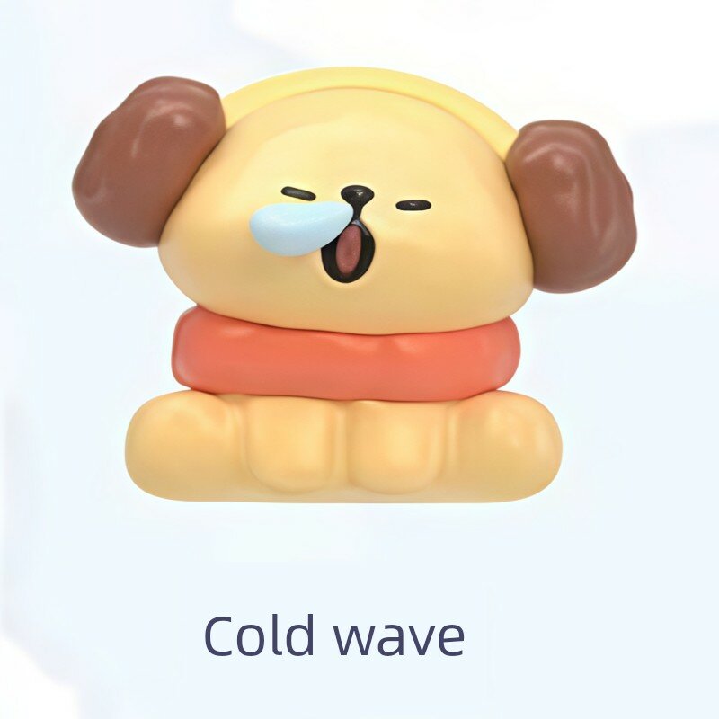 Оригинальная серия Suplay Line Art Puppy Weather Forecast: милые игрушки-сюрпризы, модные украшения для рабочего стола,