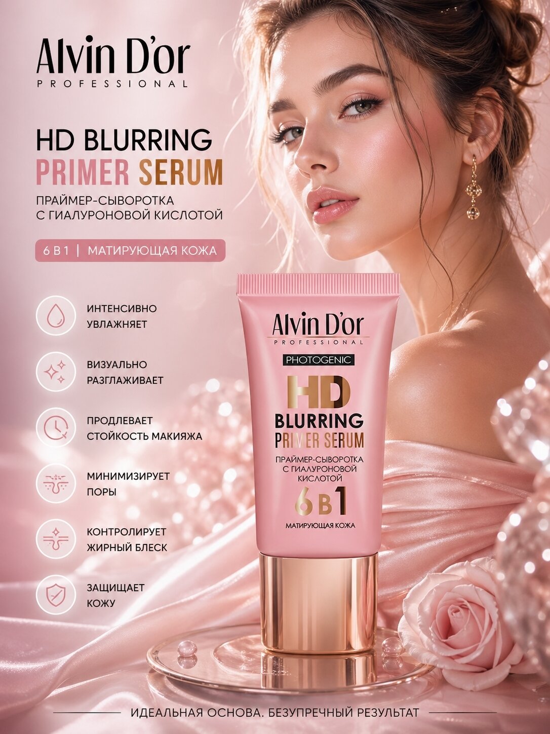 Alvin D'or Праймер для лица HD Blurring primer serum 6х1 SP-05P 25 мл