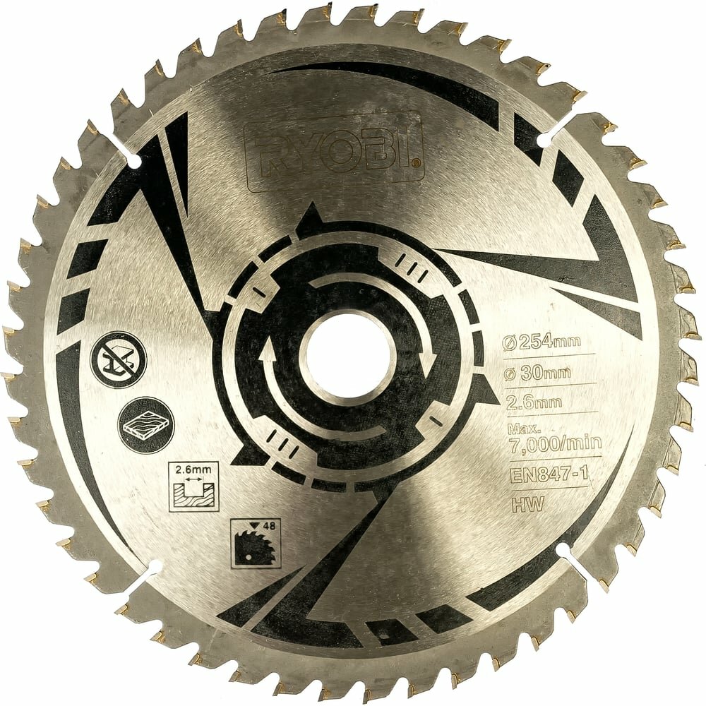 Пильный диск Ryobi SB254T48A1