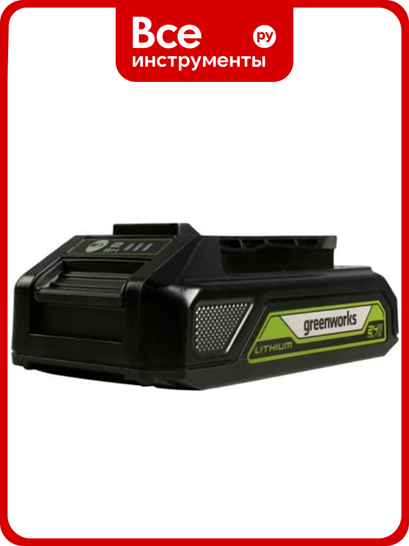 Аккумулятор с USB разъемом G24USB2 24 В, 2 Ач GreenWorks, питания всех устройств