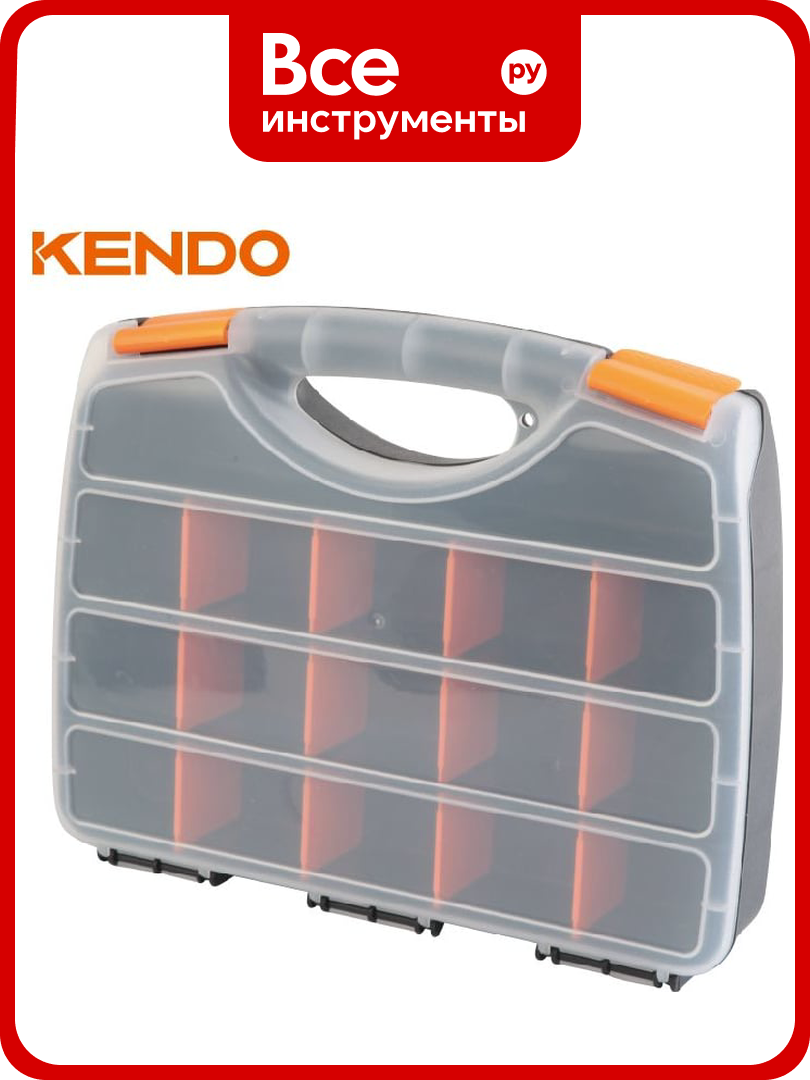 Кейс-органайзер для инструментов KENDO 320x255x60 мм 90224