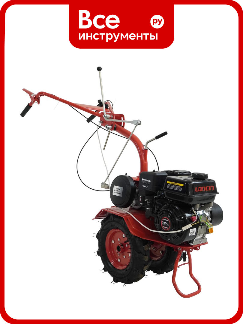 Мотоблок Агат LC 7-П, Loncin, 7 л. с, 2 передачи, 3.6 л, 80х25 см