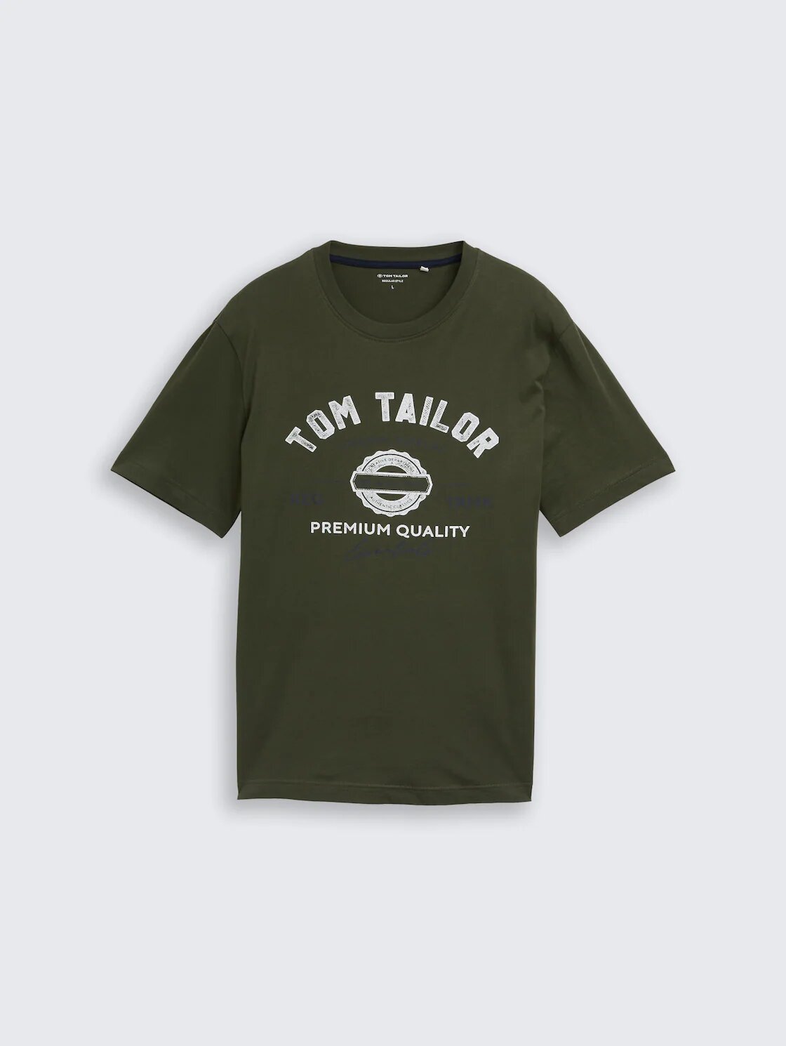 Футболка Tom Tailor, размер XL, хаки — фото 1