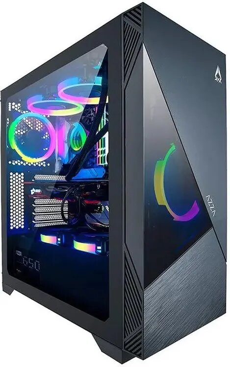 Корпус ATX AZZA Eclipse, Midi-Tower, без БП, черный [csaz-440 eclipse] — фото 1