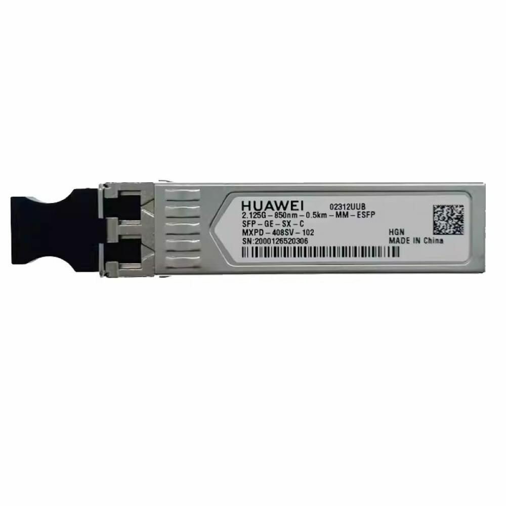 Трансивер Huawe* 02312UUB SFP-GE-SX-C eSFP-GE-SX-MM850 eSFP GE 850nm0.55km LC (02312UUB)