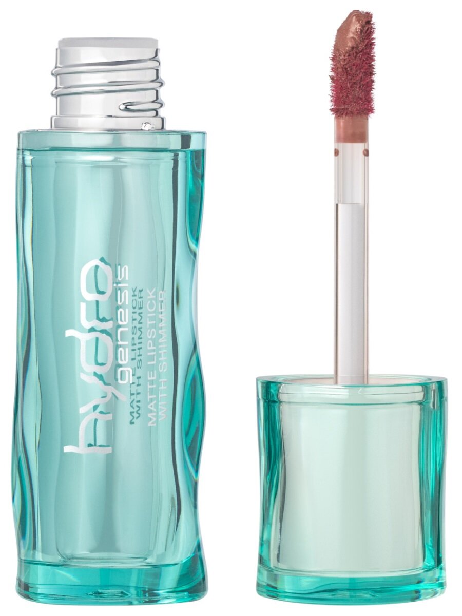 Помада для губ матовая Influence Beauty Hydrogenesis с эффектом скрытого мерцания, тон 02