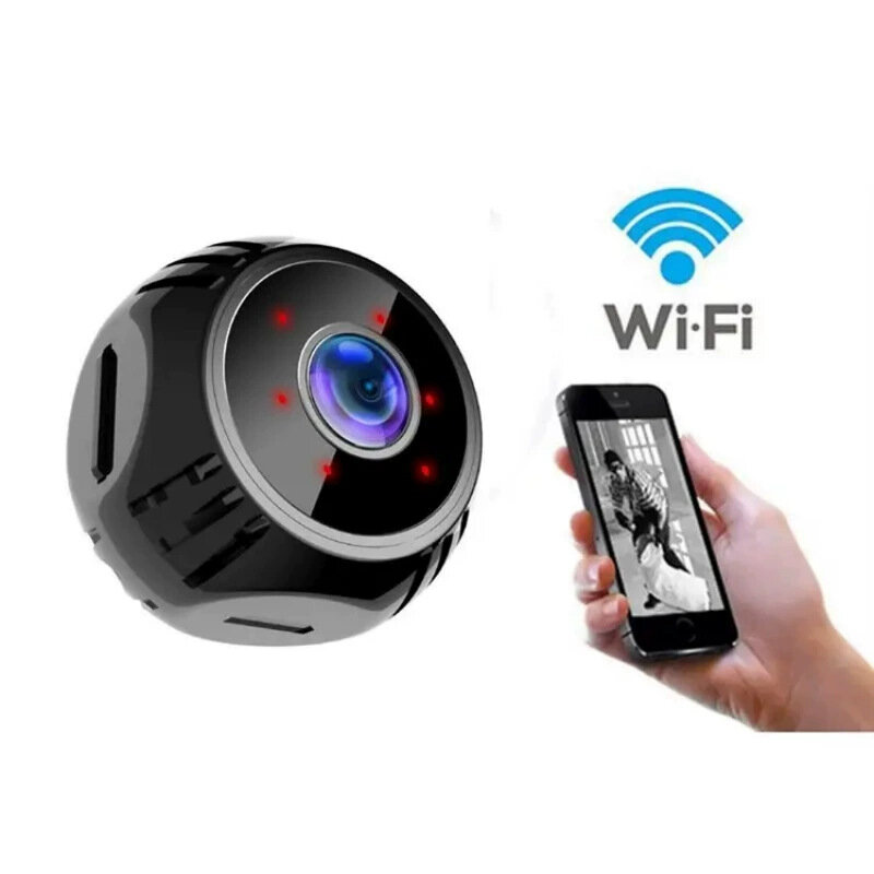 Мини камера с онлайн трансляцией через Wi-Fi с магнитом FullHD W8