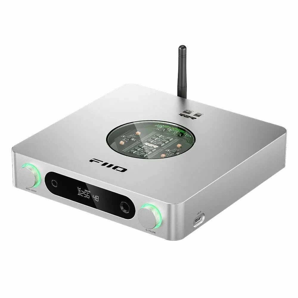 FiiO K13 R2R Настольный ЦАП и усилитель для наушников, мощность 2400 МВт, потоковая передача LDAC по Bluetooth,
