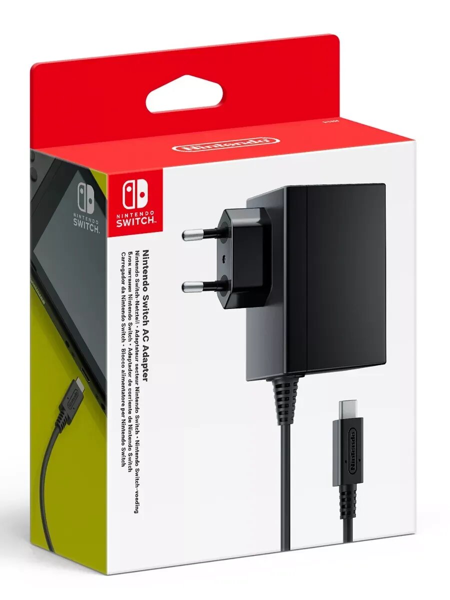 Зарядное устройство ( блок питания / Адаптер питания 220 ) для Nintendo Switch и Nintendo Switch OLED / Lite