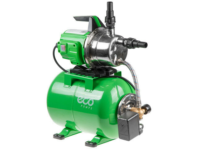 Станция водоснабжения автоматическая ECO GFI-1203 (1200 Вт, 3600 л/ч, 48 м, 4,8 бар макс, корпус бак