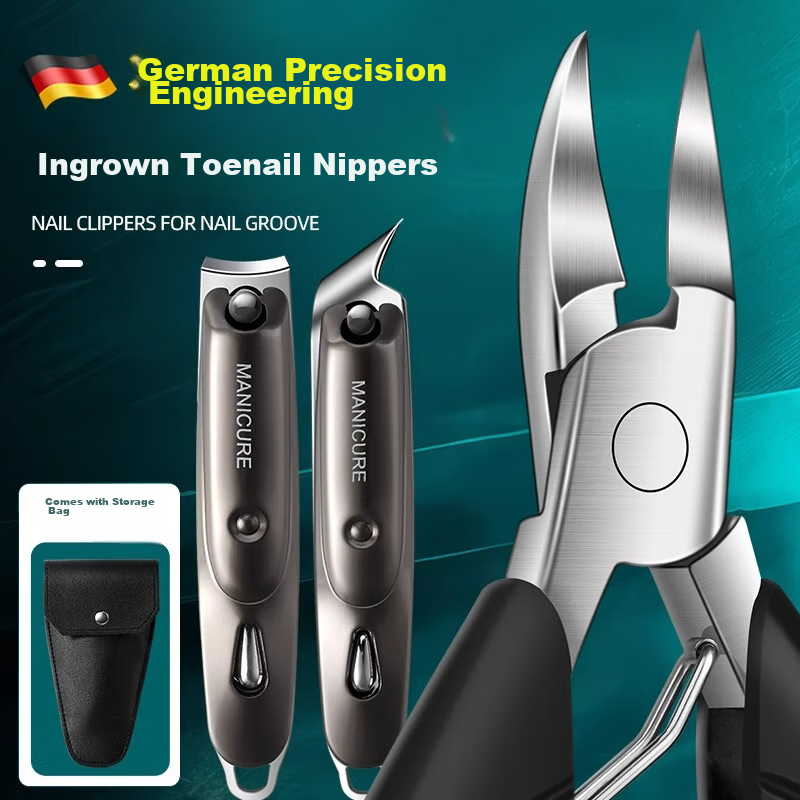 Bacool nail groove special nail clippers nail scissors pedicure knife hawk beak nail clippers nail set tool pedicure 3 piece set