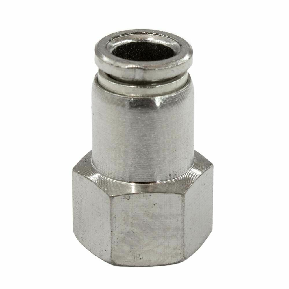 PI TOOLS Цанга прямая, резьбовая Cn-I-1/4F-8 для фторопластовых и полиуретановых трубок. Арт. 5130