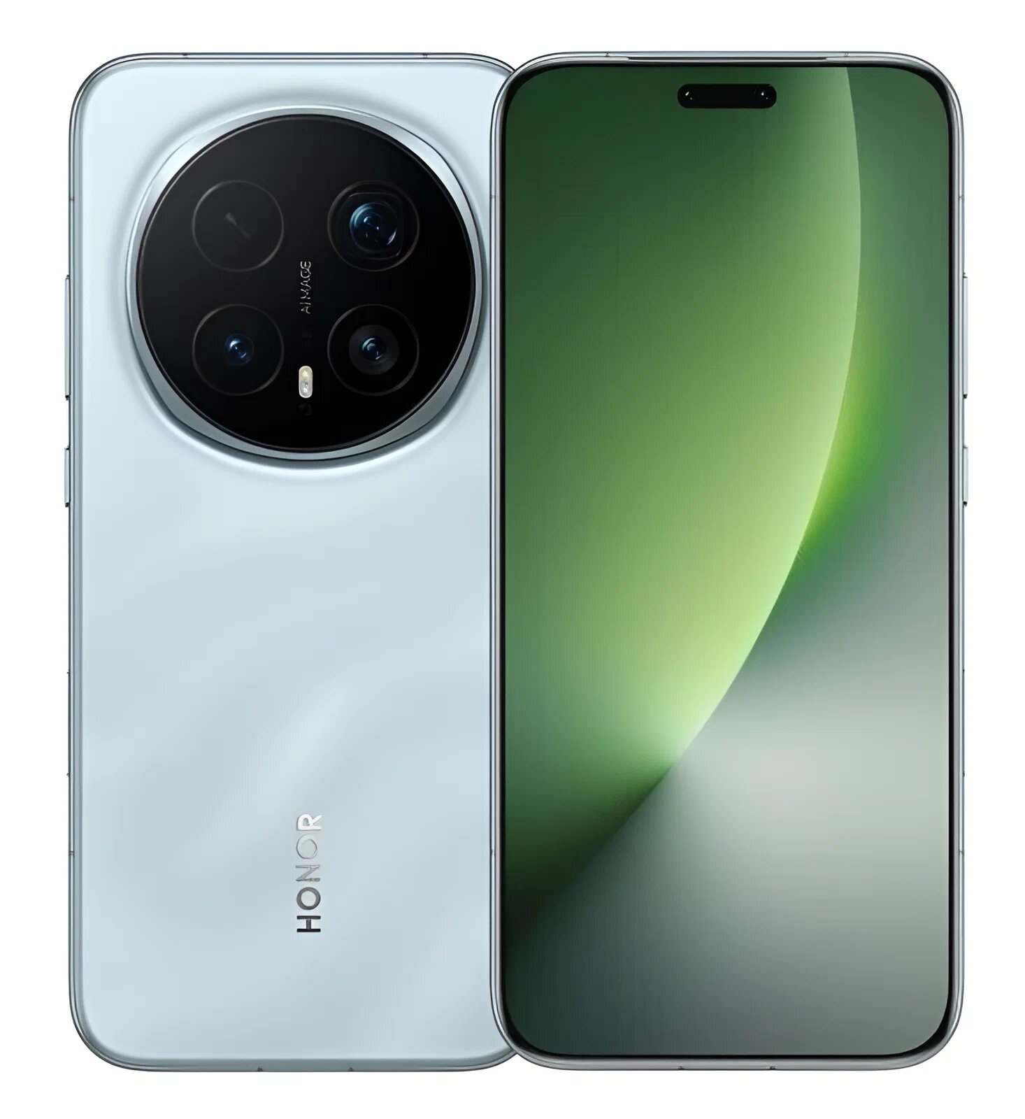 Смартфон Honor Magic 8 Pro Sky Cyan, 12+512ГБ, OLED 120Гц, камера 100МП, NFC