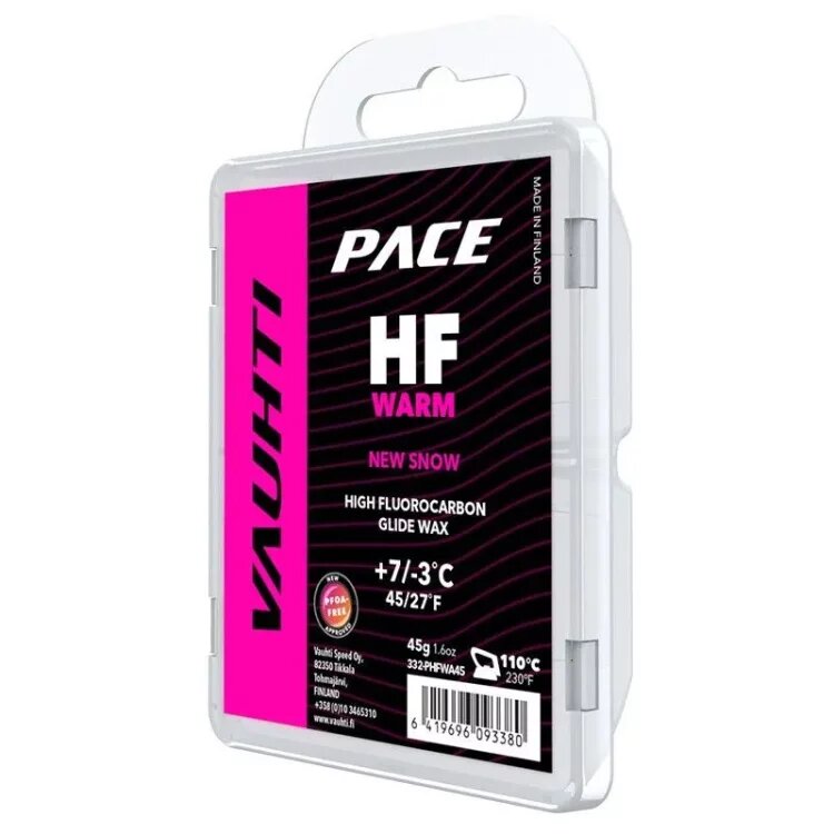 Парафин VAUHTI HF WARM PHFWA45 +7/-3 45гр,