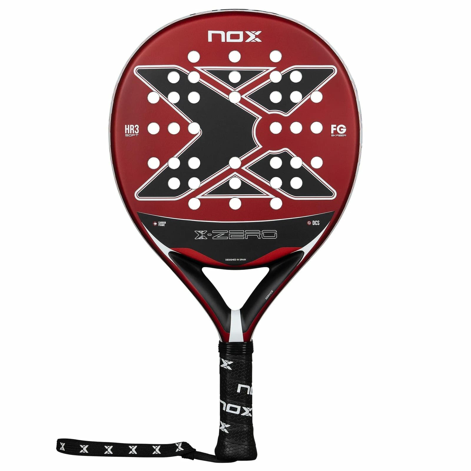DECATHLON ракетка для падел тенниса NOX X-ZERO Red 2026, красный, черный