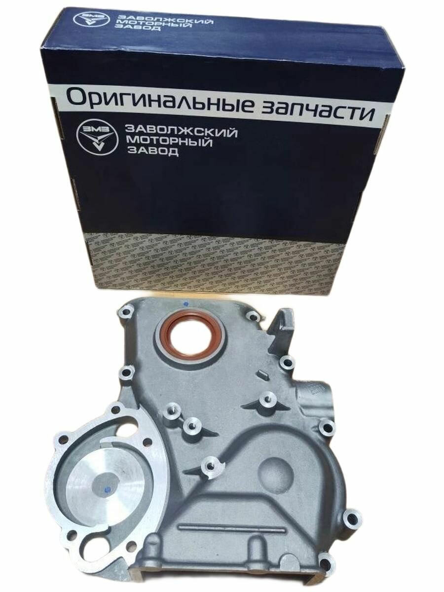 Крышка распред шестерён с сальником 406, 405, 409 дв. ЗМЗ Завод