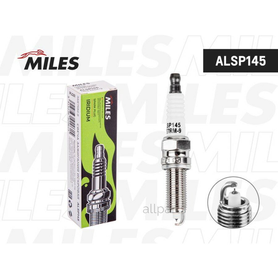 MILES ALSP145 Свеча зажигания искровая IWE7RM-9