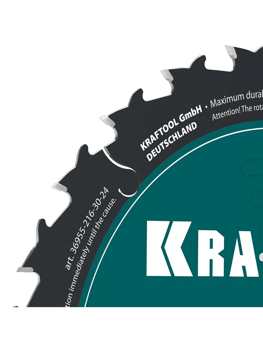 KRAFTOOL Slim wood cut 216 х 30 x 1.8 мм, 24Т, диск пил