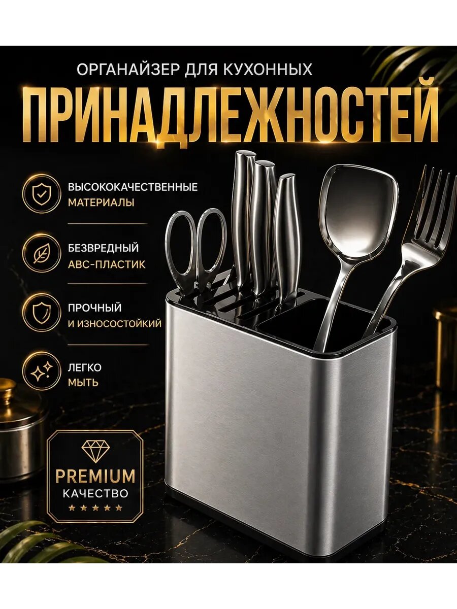 Подставка для ножей и столовых приборов