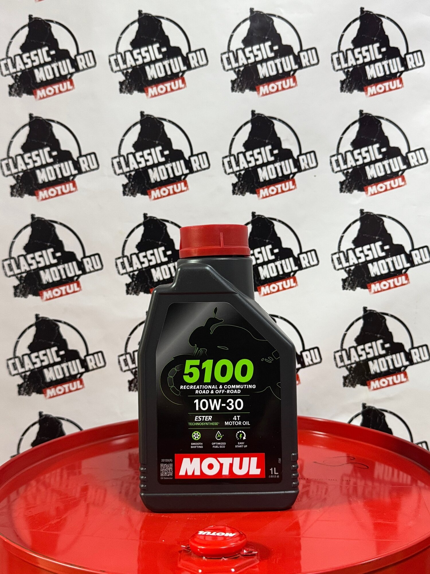 Синтетическое моторное масло Motul 5100 4T 10w-30 (1L) 113176
