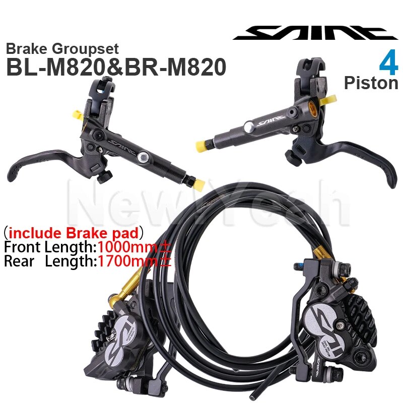 SHIMANO SAINT BL-M820/BR-M820, 4-поршневые тормоза, Groupset2