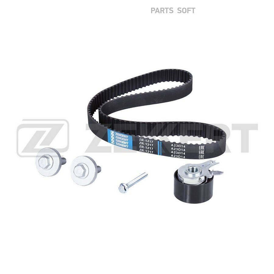 ZEKKERT ZR-1217 Комплект ремня ГРМ Nissan Qashqai (J10_) 08- Note (E11) 06- Renault Logan I II 06- Duster 11- M