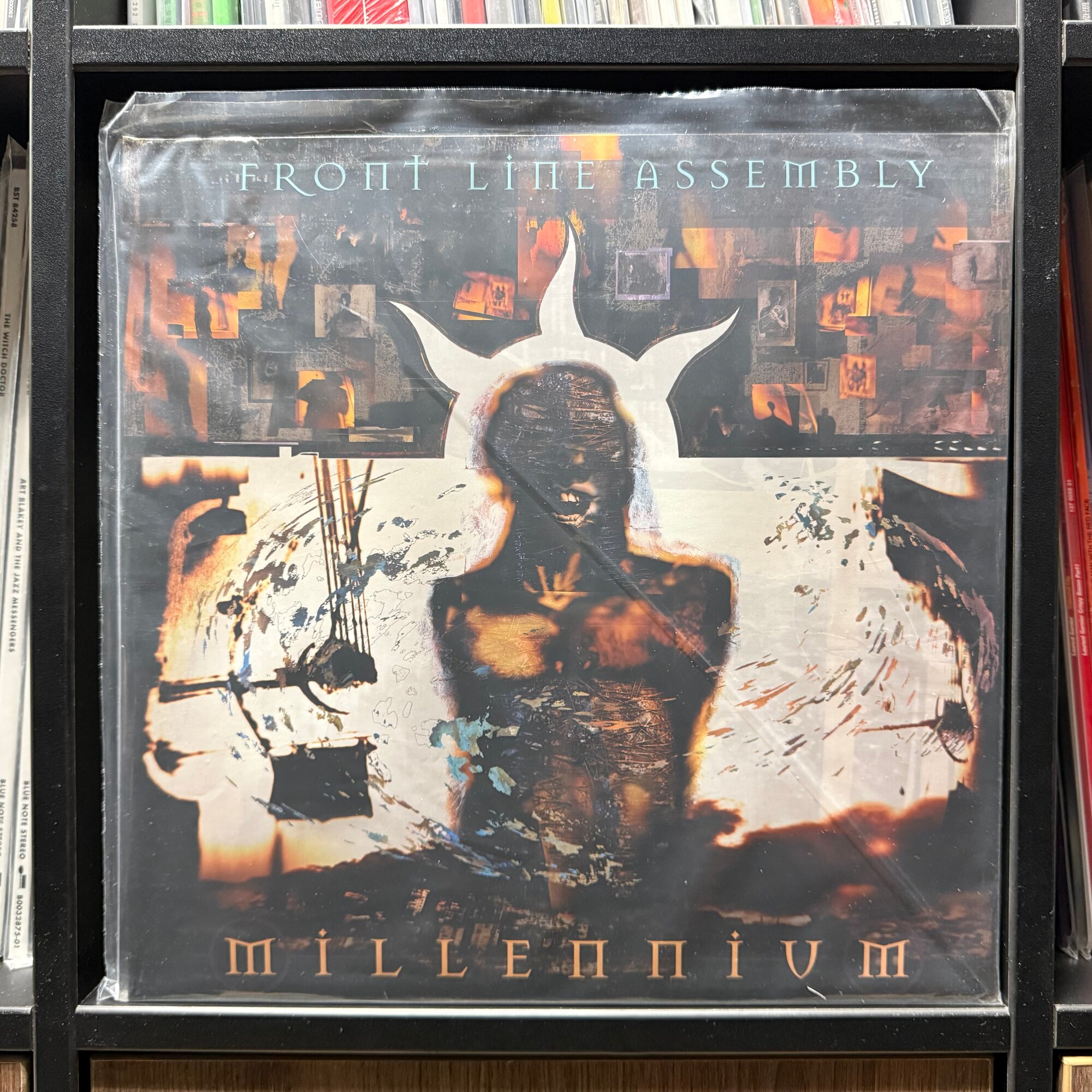 Виниловая пластинка FRONT LINE ASSEMBLY - Millennium (still sealed, gatefold clear & orange splattered vinyl LP) LP Винил