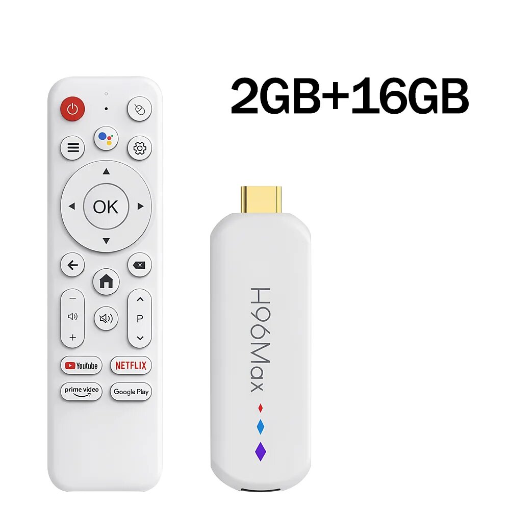 WUDUNG Smart TV Stick Android 14.0 4K 2ГБ 16ГБ