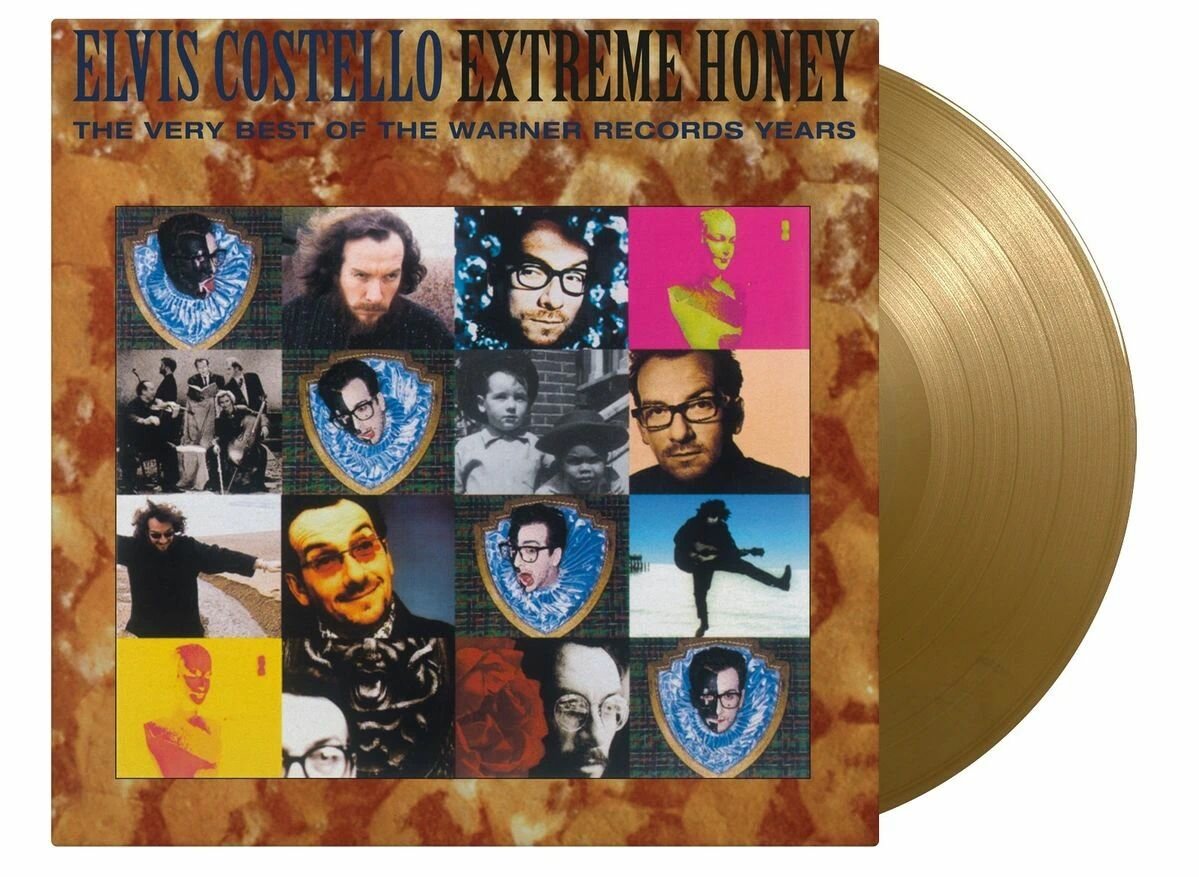 Elvis Costello: Extreme Honey: Very Best Of Warner Years (Gold) (2LP) Limited Edition, 2022, Warner Records, Виниловая пластинка