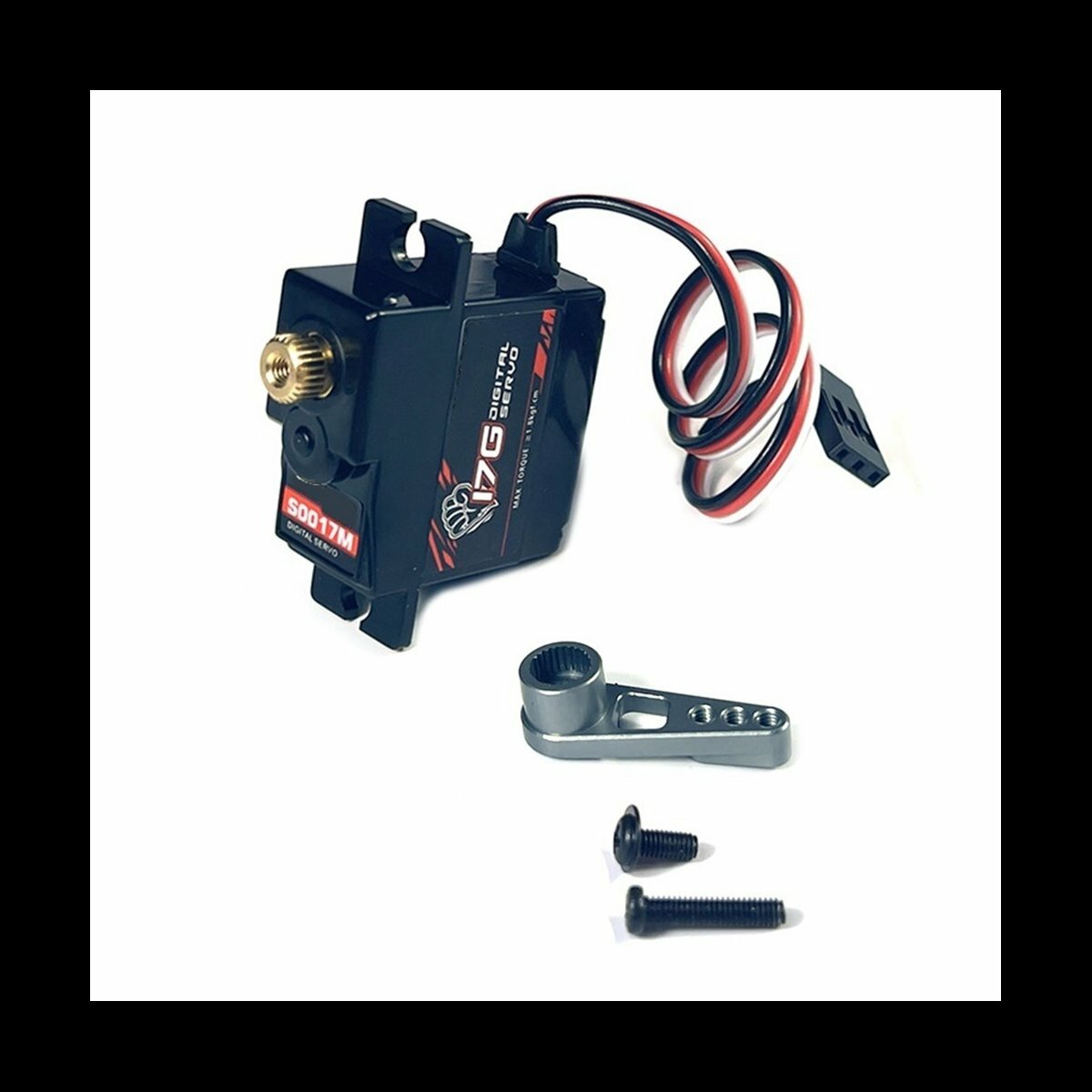 17G 3.5KG Metal Gear Digital Servo and Arm S0017M для WPL C14 C24 MN D90 MN99S RC Car Upgrade Parts, 4