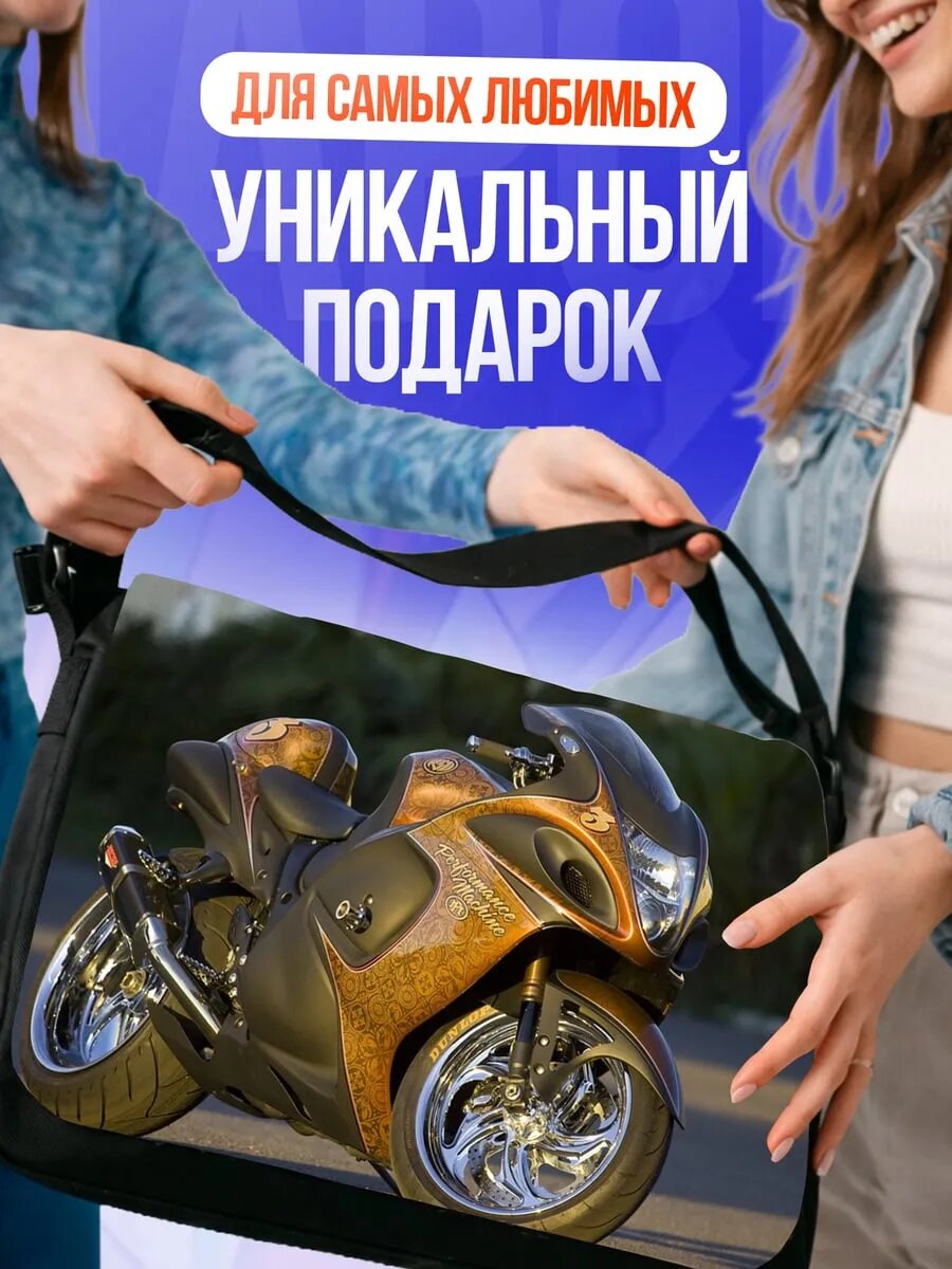 Сумка кастомный мотоцикл — фото 1