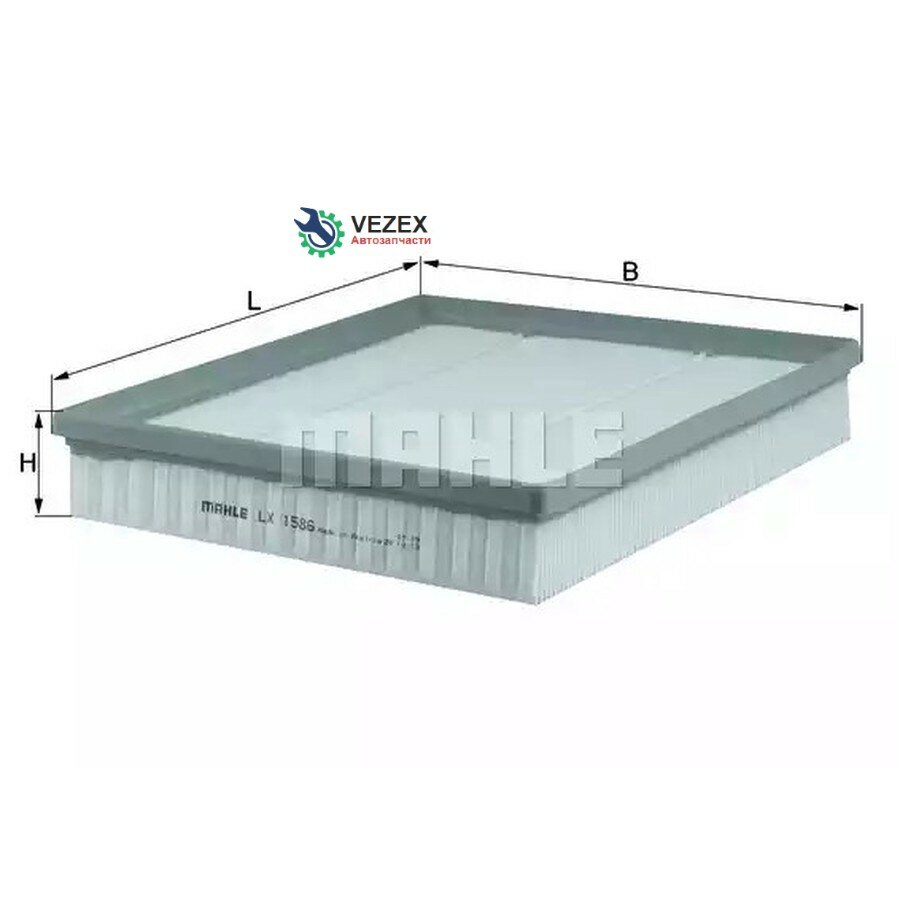 MAHLE LX1586 Фильтр воздушный