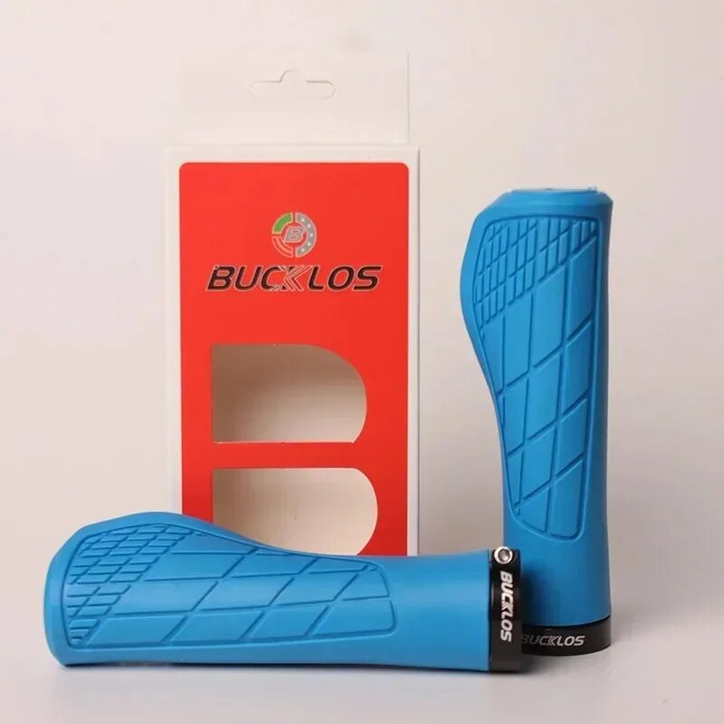 BUCKLOS Ручки для руля горного велосипеда Rubber2-BLUE