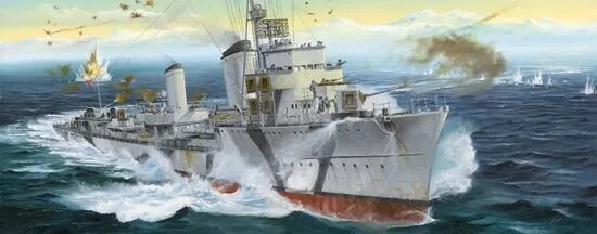 Trumpeter Эсминец Z-30 ВМС Германии, 1942 1:700 Эсминец Z-30 ВМС Германии, 1942 Сборная модель судна