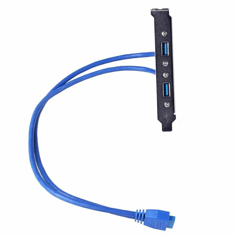 20-контактный разъем для двухпортового кабеля USB 3.0, расширьте порт USB 3.0 на