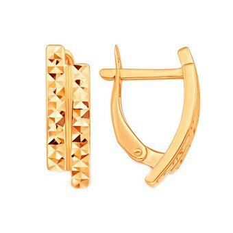 Серьги, золото, 585 проба