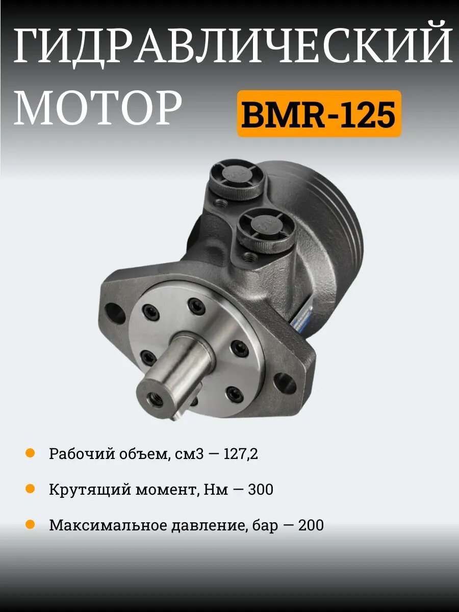 Гидромотор BMR-125 (BMRY-125P1AIIY10/T10, MR 125C, OMR125)