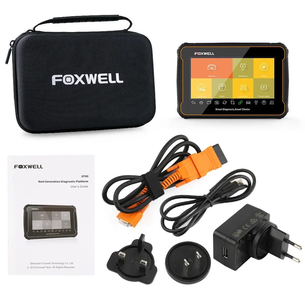 Сканер автомобилей Foxwell GT60 OBD2 24+ сброс ABS SAS TPMS Сброс ODB 2 OBD2 Сканер Bluetooth Инструмент для диагностики всех систем