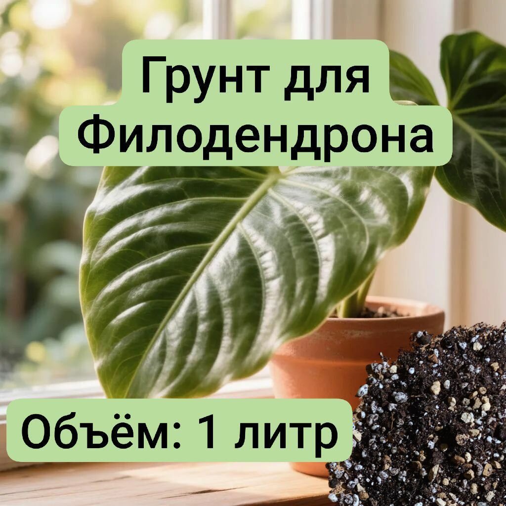Авторский грунт для Филодендрона, объём 1 литр