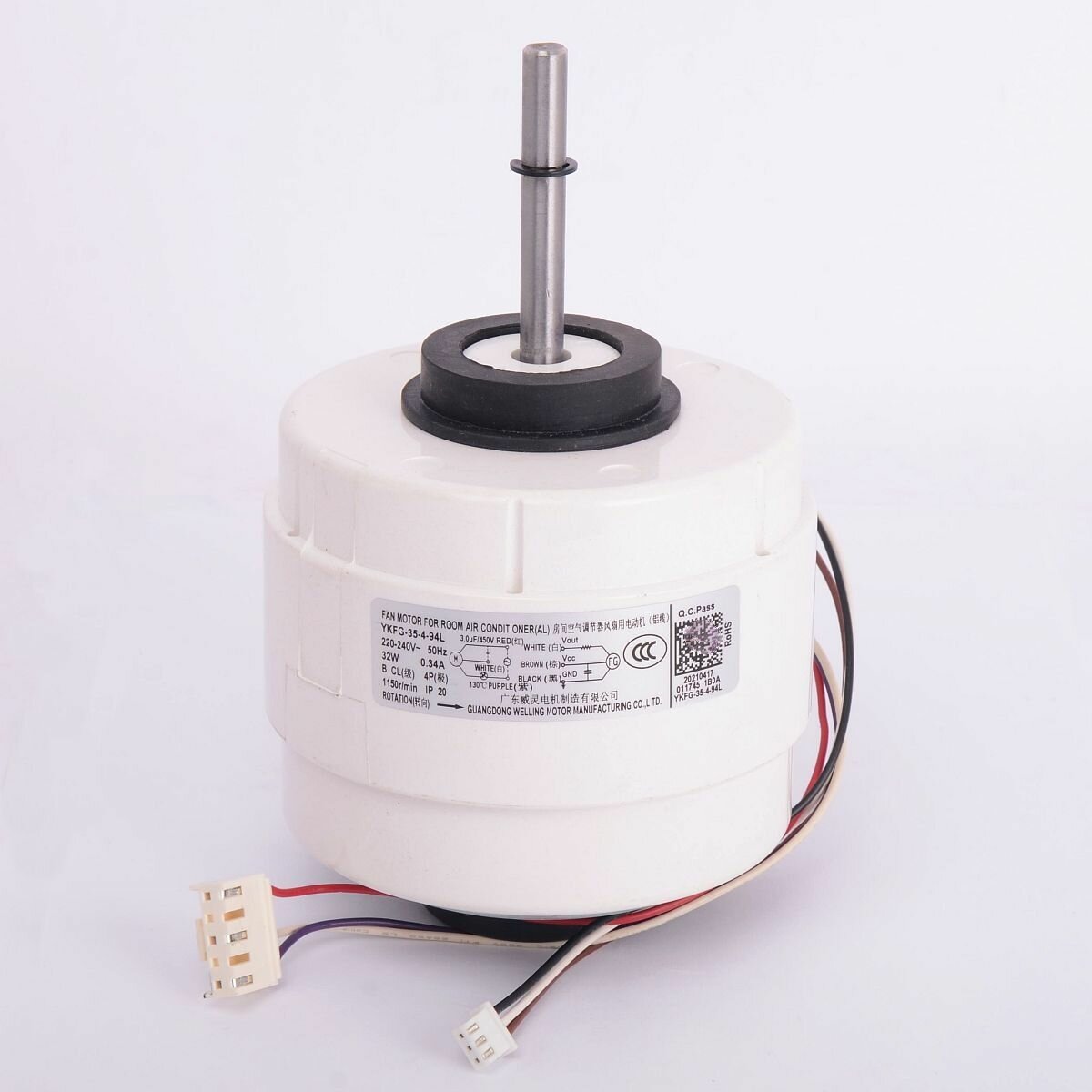 Эл. двигатель внутреннего блока YKFG-35-4-94L 32W (021271)Эл. двигатель внутреннего блока YKFG-35-4-94L 32W (021271)